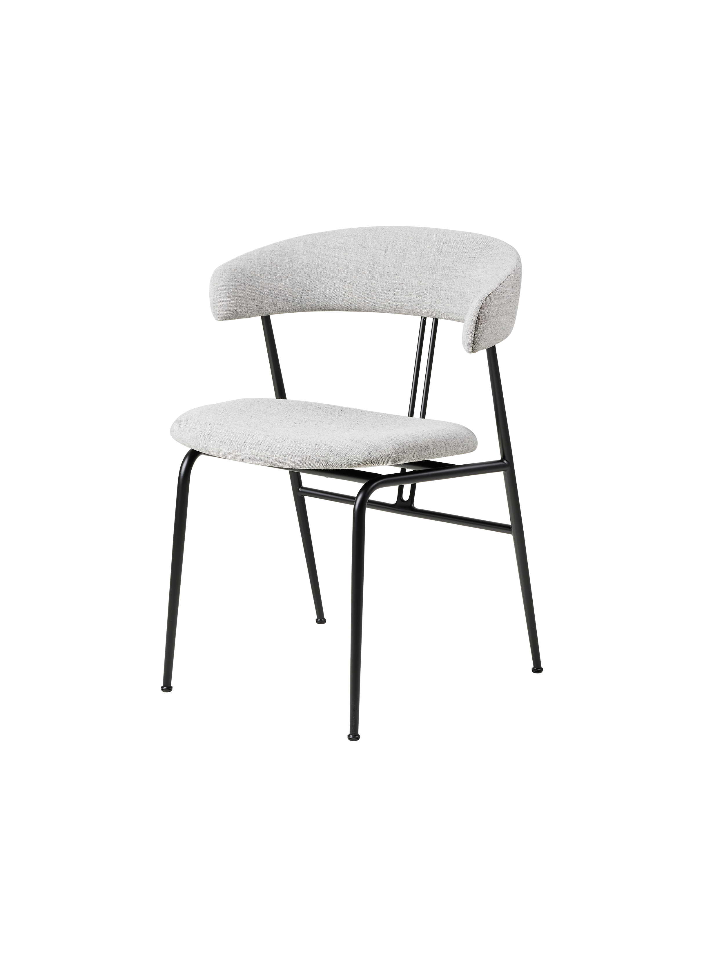 GUBI Violin Dining Chair, Fully Upholstered